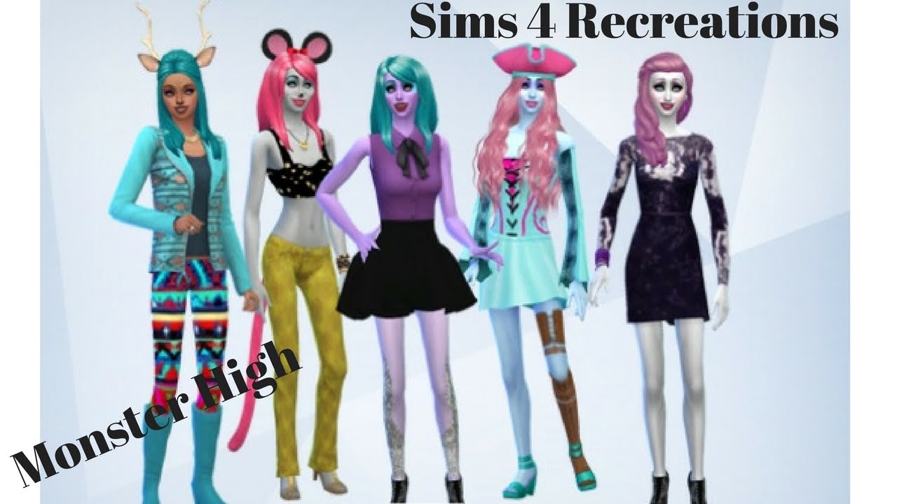 Sims 4 Recreations: Monster High part 3 - YouTube