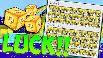 LUCKY BLOCK MOD CHALLENGES - YouTube