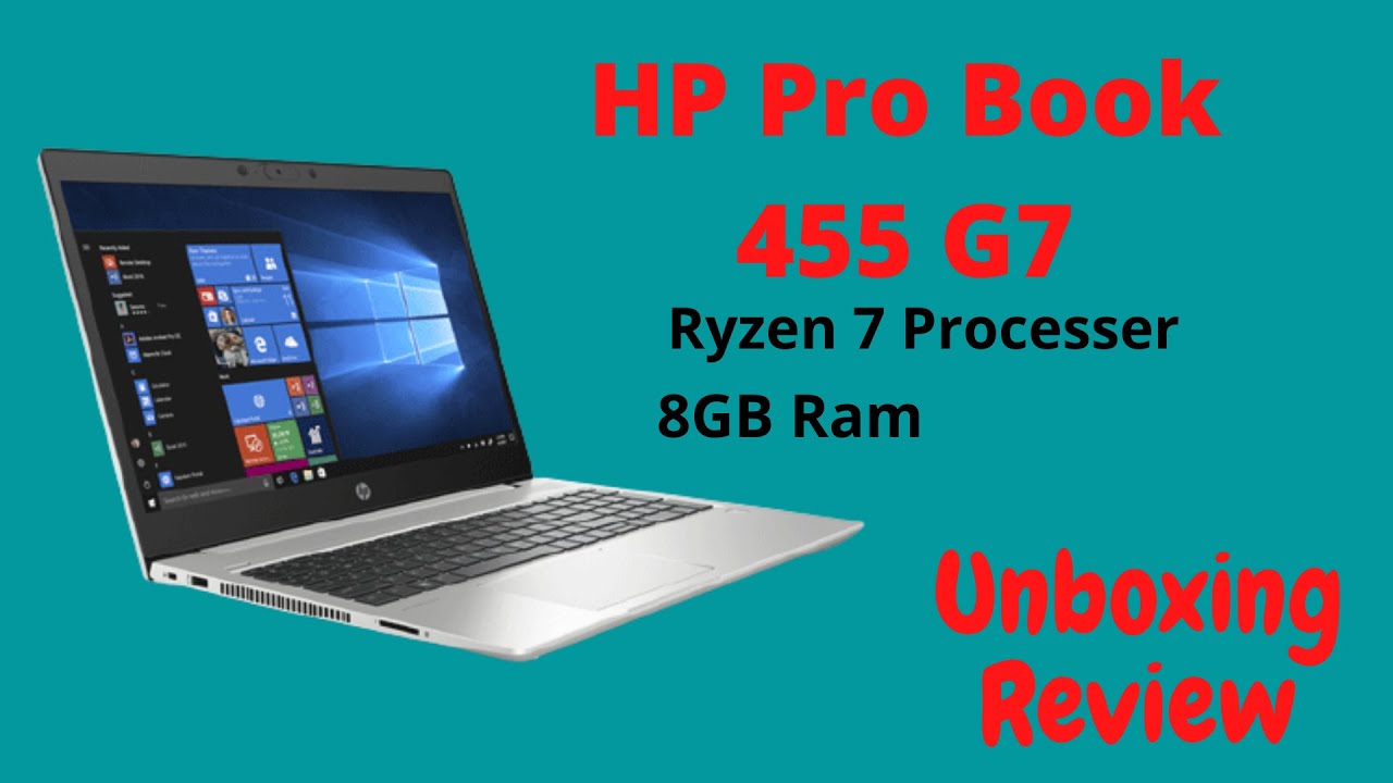 Hp Pro Book 455 G7 Laptop unboxing full review l Ryzen 7 Processer l ...