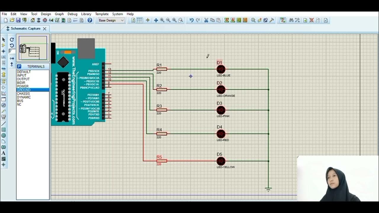 MEMBUAT ARDUINO LAMPU LED BERKEDIP MENGGUNAKAN PROTEUS - YouTube