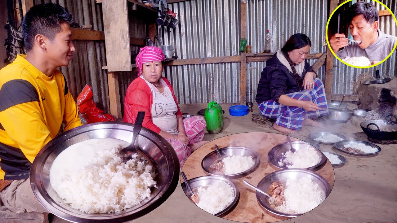 Local chicken curry recipe of Laxmi || cooking lunch ...