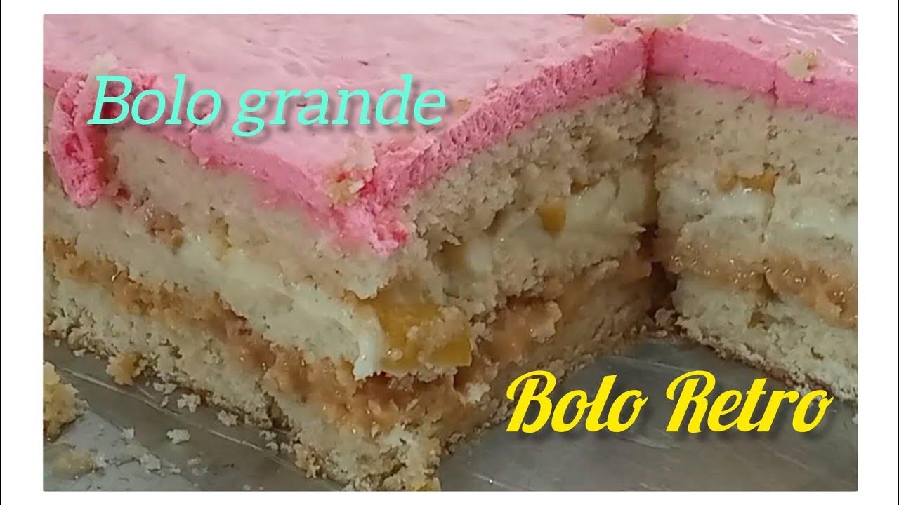 BOLO GRANDE DE ANIVERSÁRIO (como antigamente) #receitas - YouTube