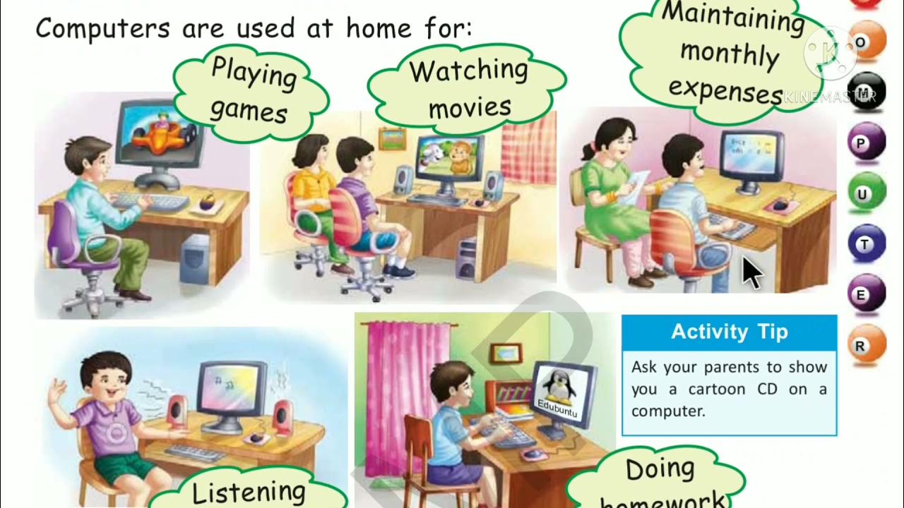 Computer class 2 Chapter 2 Uses of Computer // Lesson reading|| Army public school book - YouTube