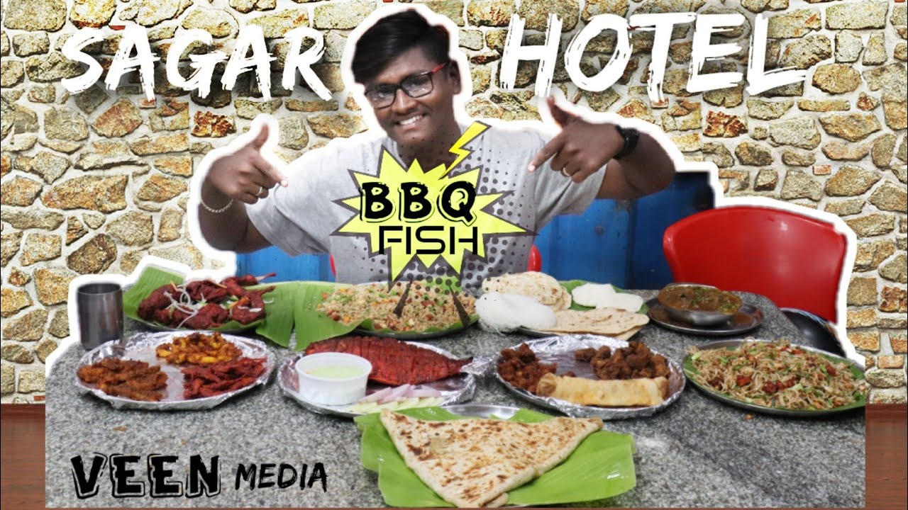 Sagar Hotel |food review| Special BBQ Fish - YouTube