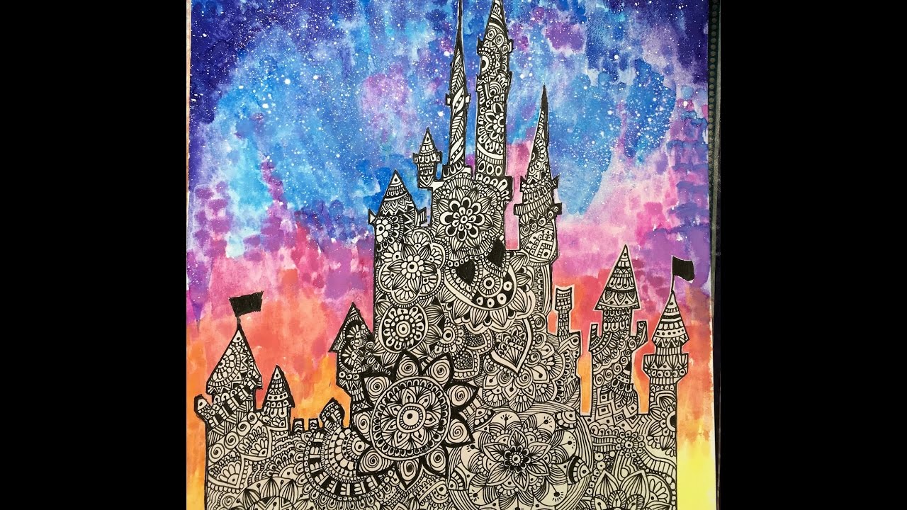 Disneyland castle : Mandala - YouTube