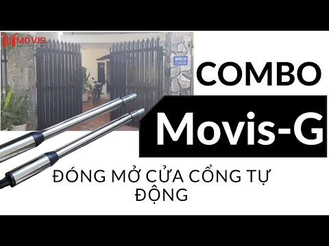 [ Video thực tế ] COMBO ĐÓNG MỞ CỬA CỔNG TỰ ĐỘNG MOVIS –G