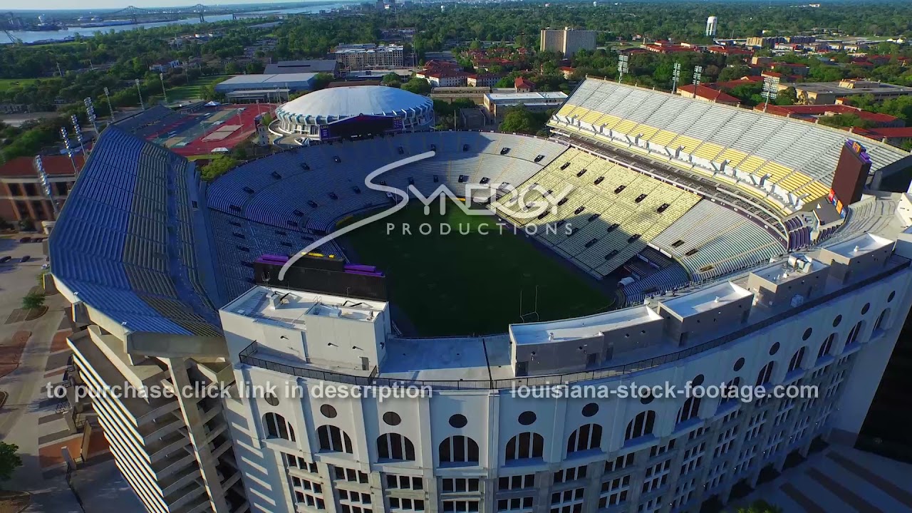 2863 Baton Rouge Tiger Stadium aerial - YouTube