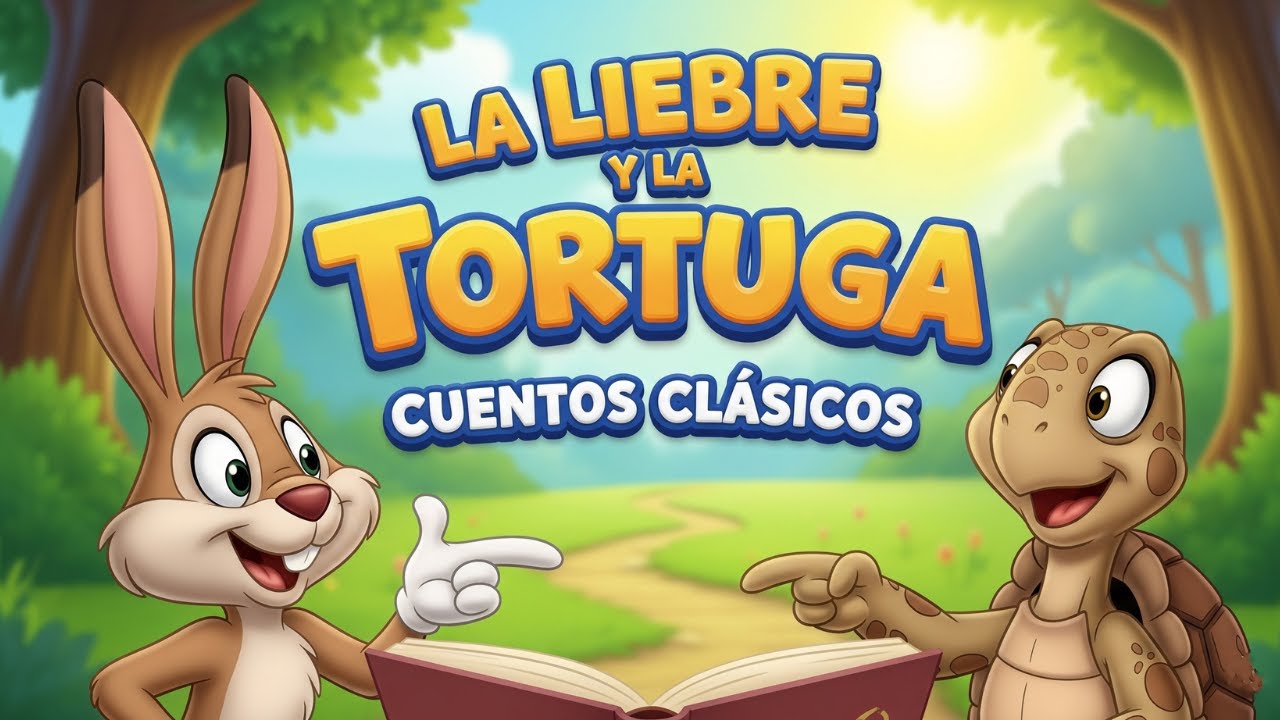La Liebre y la Tortuga - Cuento Clásico Animado para Niños🐢💨 - YouTube