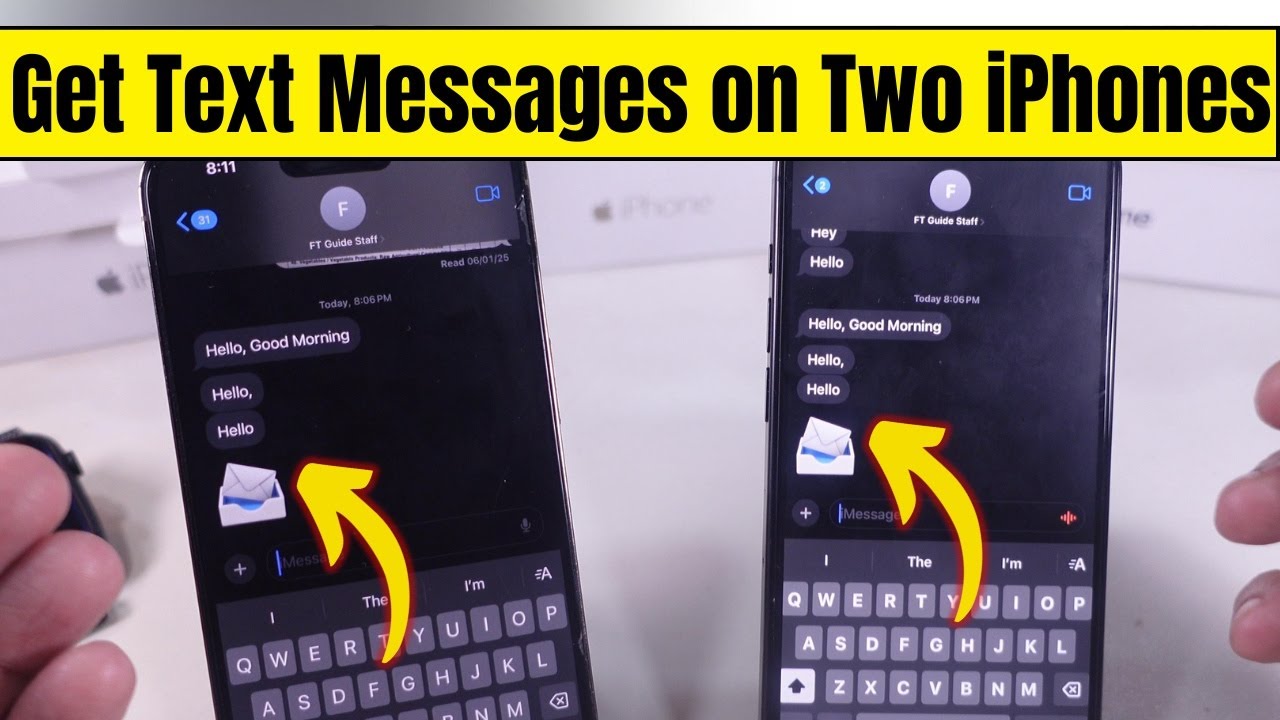 How To Receive Text Messages On Two iPhones in 2026 - YouTube