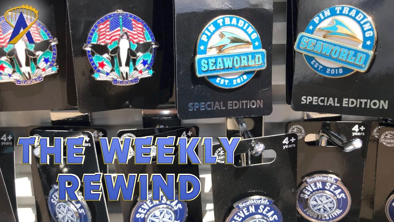 The Weekly Rewind - SeaWorld pins, runDisney and more - YouTube