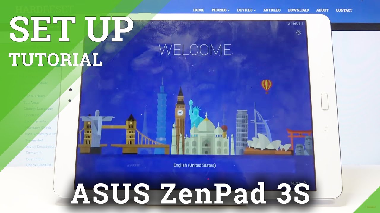 Set Up ASUS ZenPad 3S – Activation & Configuration Process - YouTube