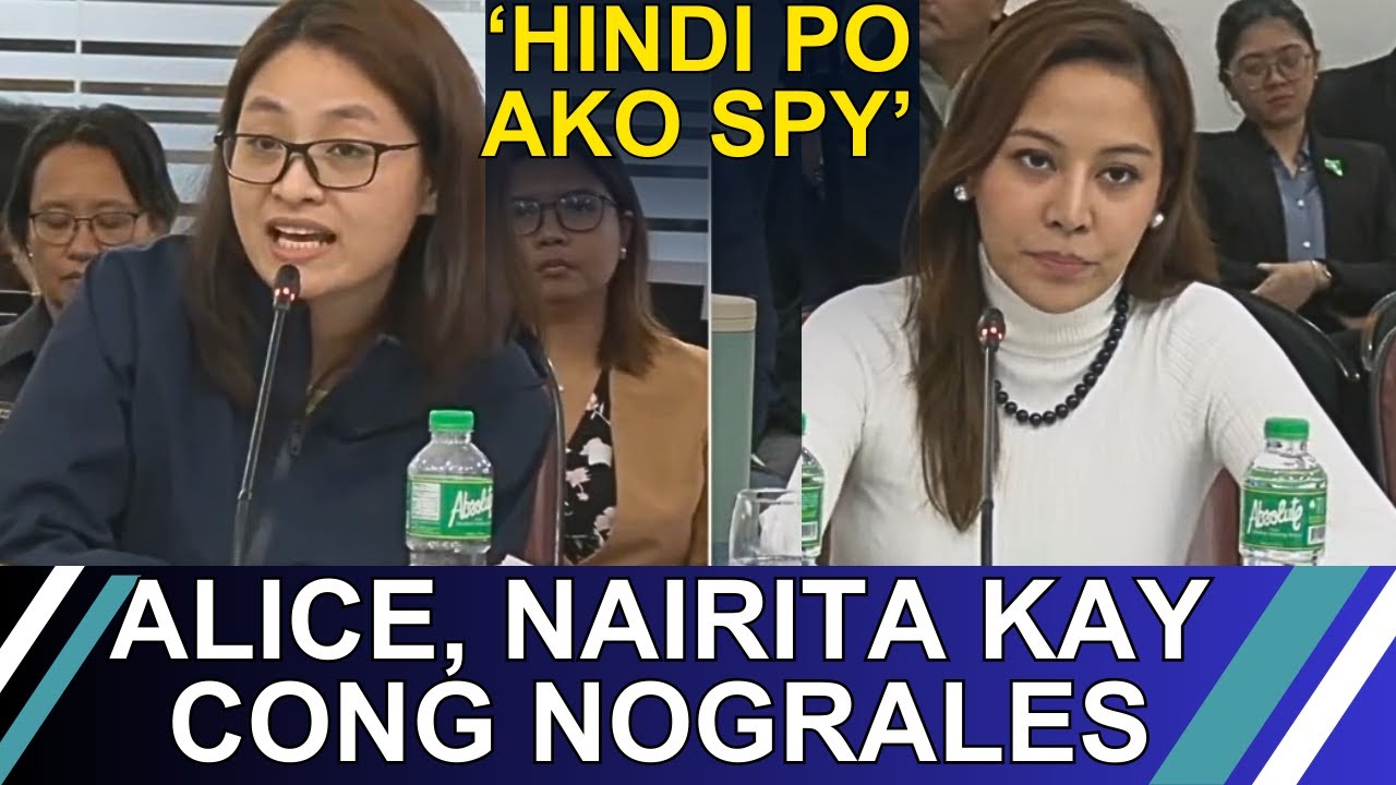 'HINDI AKO SPY' --alice / ALICE GUO NAIRITA KAY CONG NOGRALES - YouTube