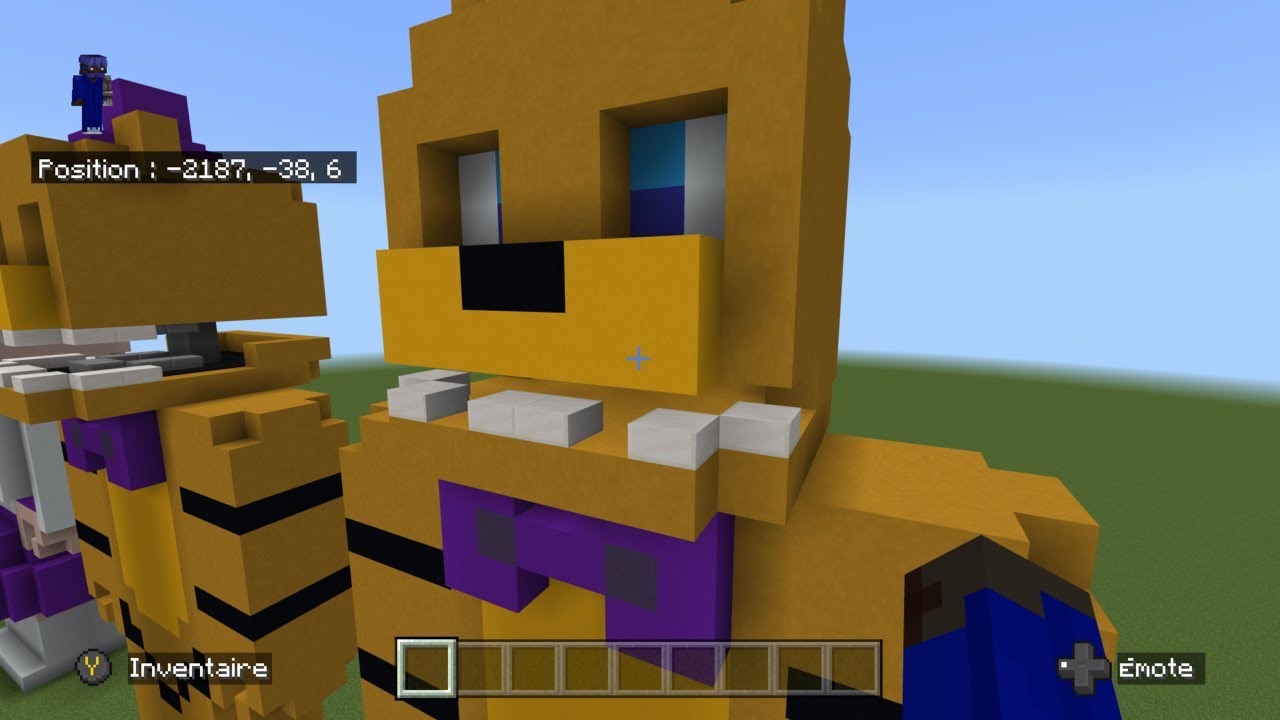 Minecraft Statue Spring Bonnie Fnaf 4 - YouTube