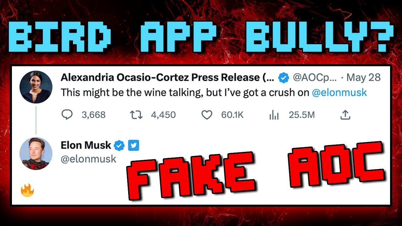 Elon Musk's Creepy Obsession With AOC & Twitter Stock PLUMMETS - YouTube
