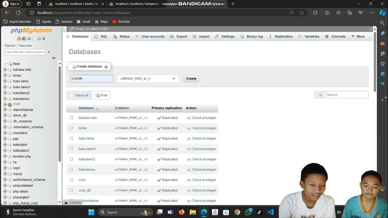 Cara membuat database dengan aplikasi LARAGON - YouTube