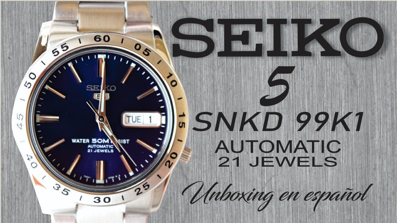 Seiko 5 SNKD 99k1 español unboxing - YouTube