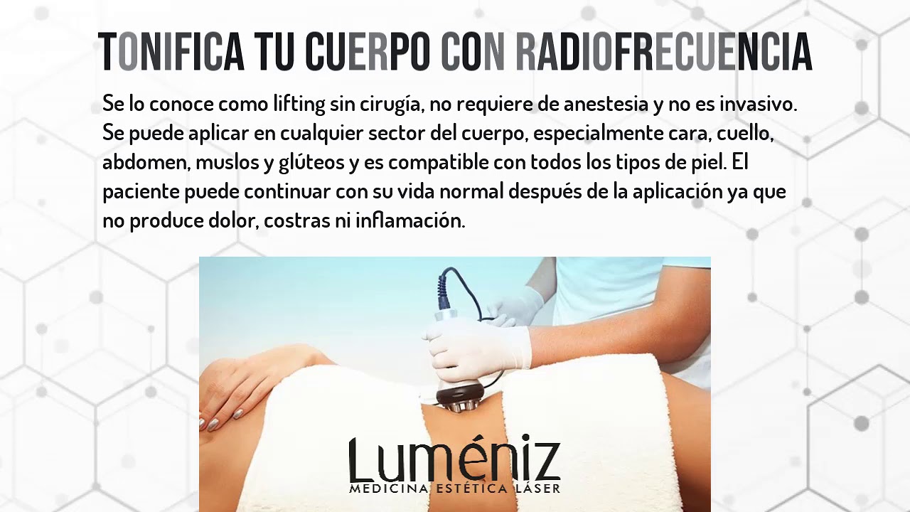 RADIOFRECUENCIA corporal - YouTube