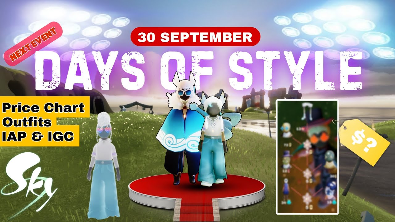 Next Event Days of Style | Event Guide | Paid & Free cosmetics | Full ...
