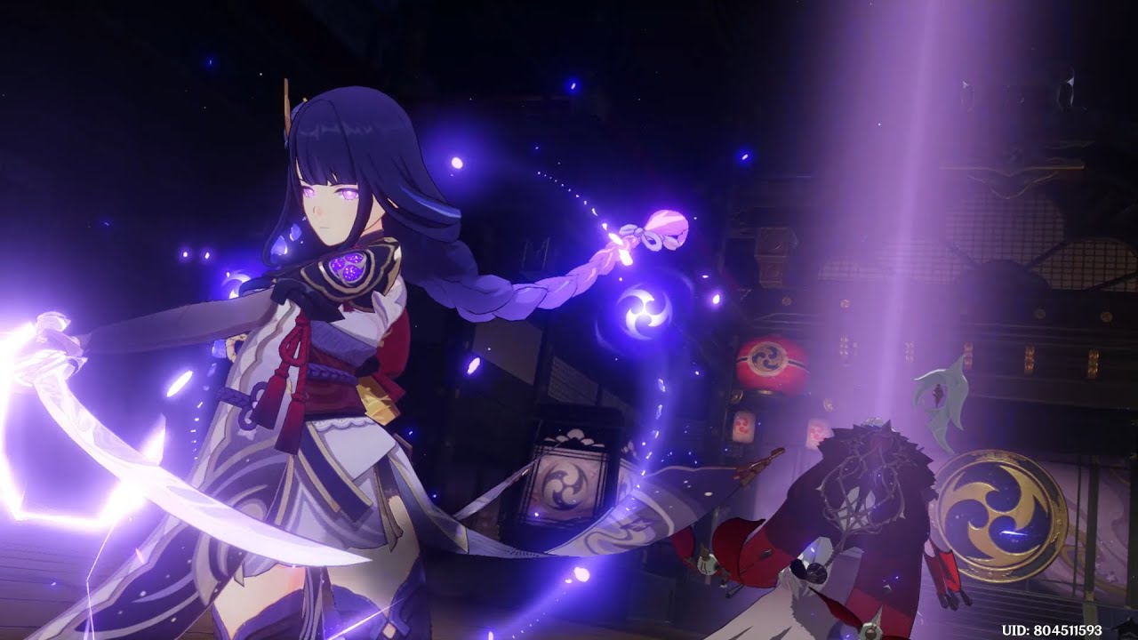 Raiden Shogun Ei kills Signora l Genshin Impact - YouTube