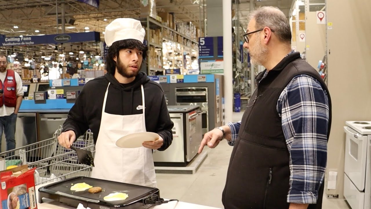 Cooking Food In Stores Prank! - YouTube