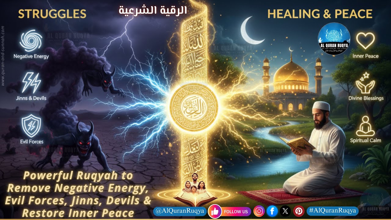 Powerful Ruqyah to Remove Negative Energy, Evil Forces, Jinns, Devils ...