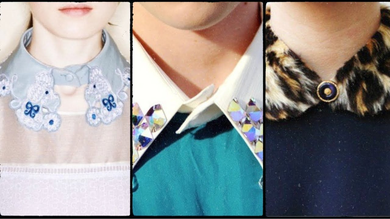 Stylish fancy embroidered ladies dress collars. - YouTube