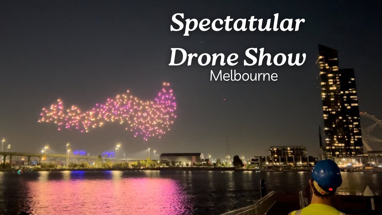 Spectacular Night Drone Show: A Symphony of Lights in the Sky! - YouTube