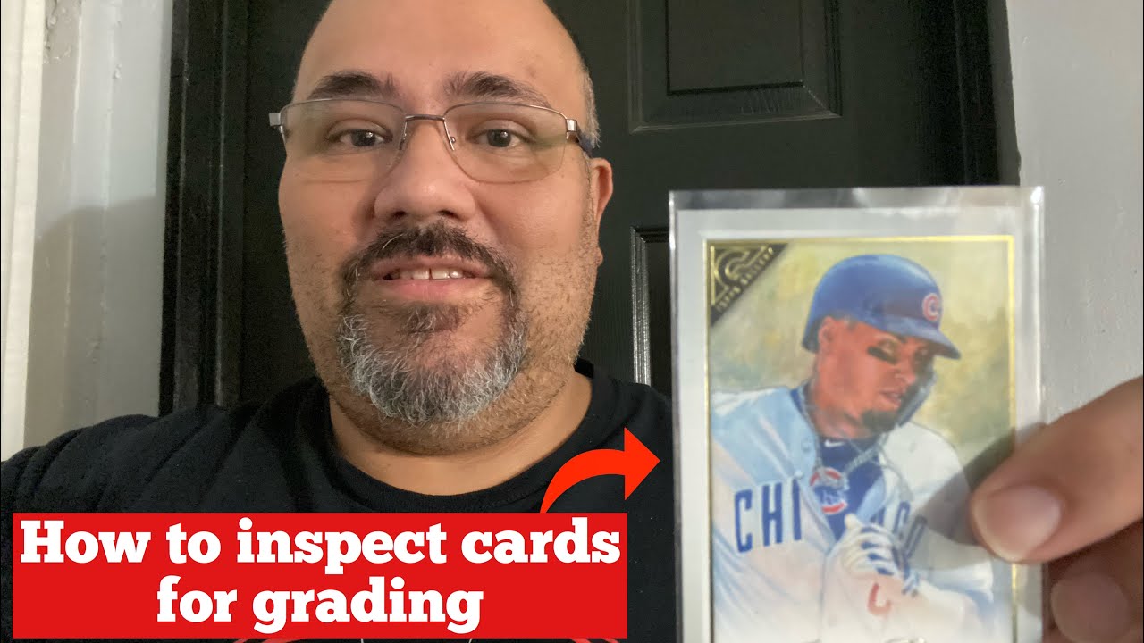 How To Inspect Cards For Grading - YouTube