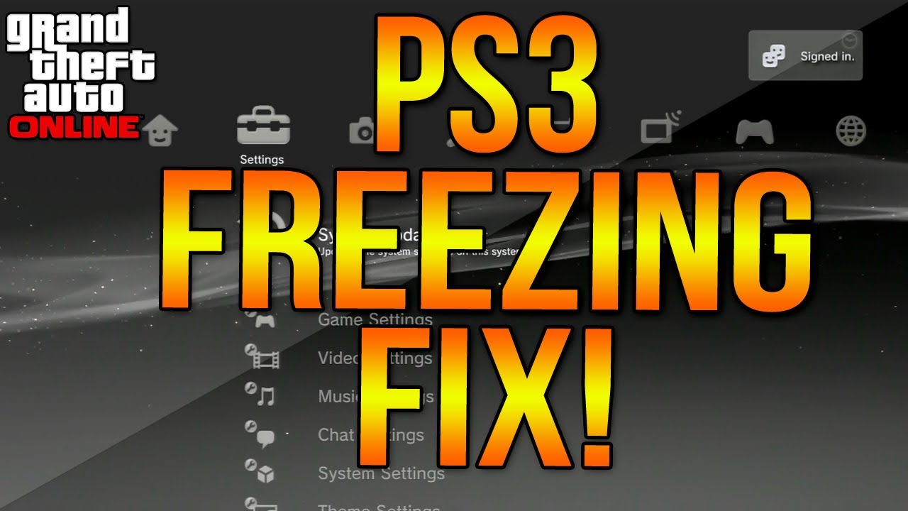 How to Fix GTA 5 Online From Freezing/Disconnecting ON PS3! (GTA V ...
