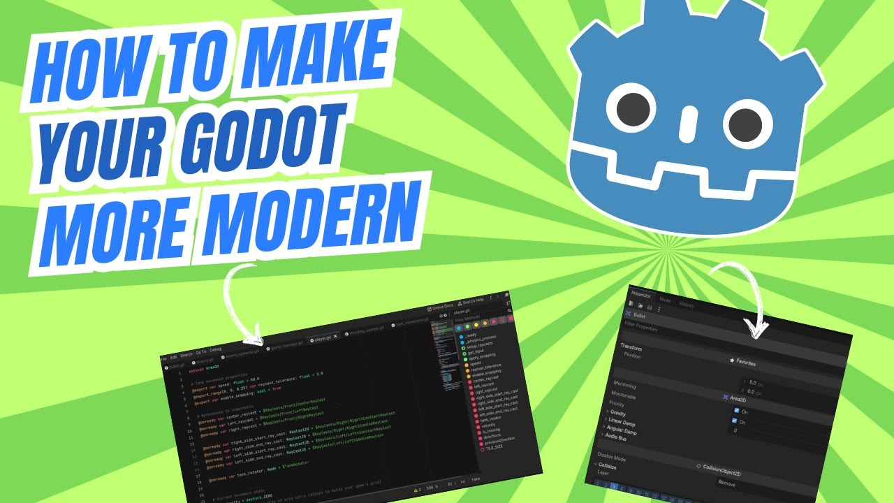 How to make Godot a bit more modern - YouTube