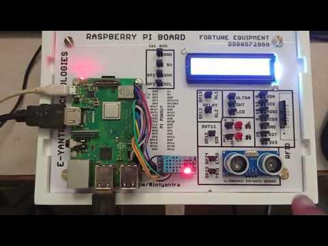 JNTU ECE IoT LAB TRAINER KIT WITH ALL PROGRAMS RASPBERRY PI - YouTube