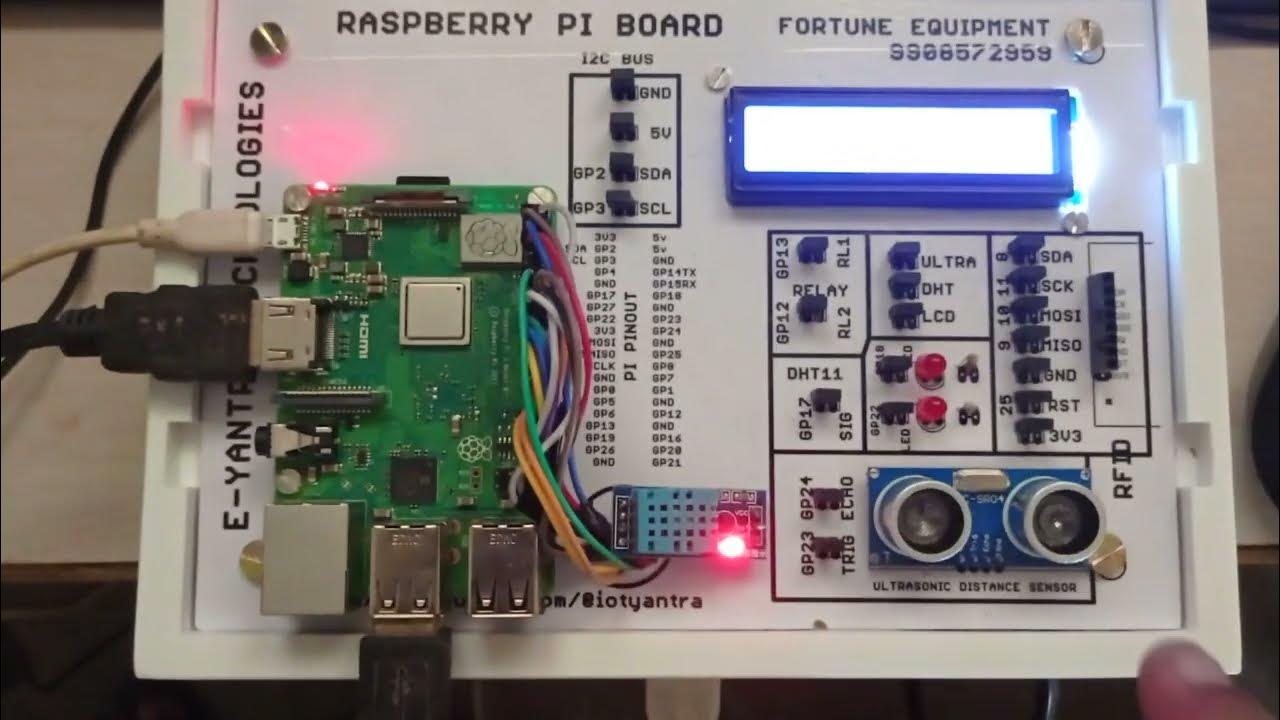 JNTU ECE IoT LAB TRAINER KIT WITH ALL PROGRAMS RASPBERRY PI - YouTube