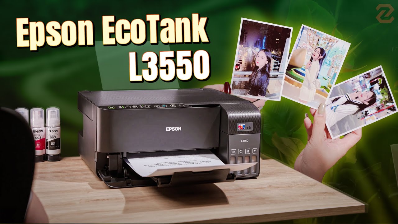 Review Máy in Epson EcoTank L3550 | In Màu Đẹp, Nét, Siêu Nhanh! - YouTube
