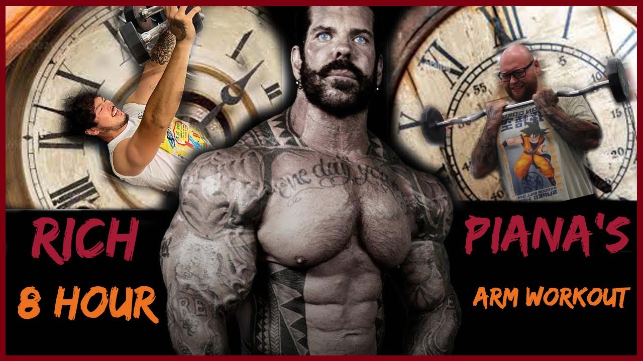We tried Rich Piana's 8 HOUR ARM WORKOUT - YouTube