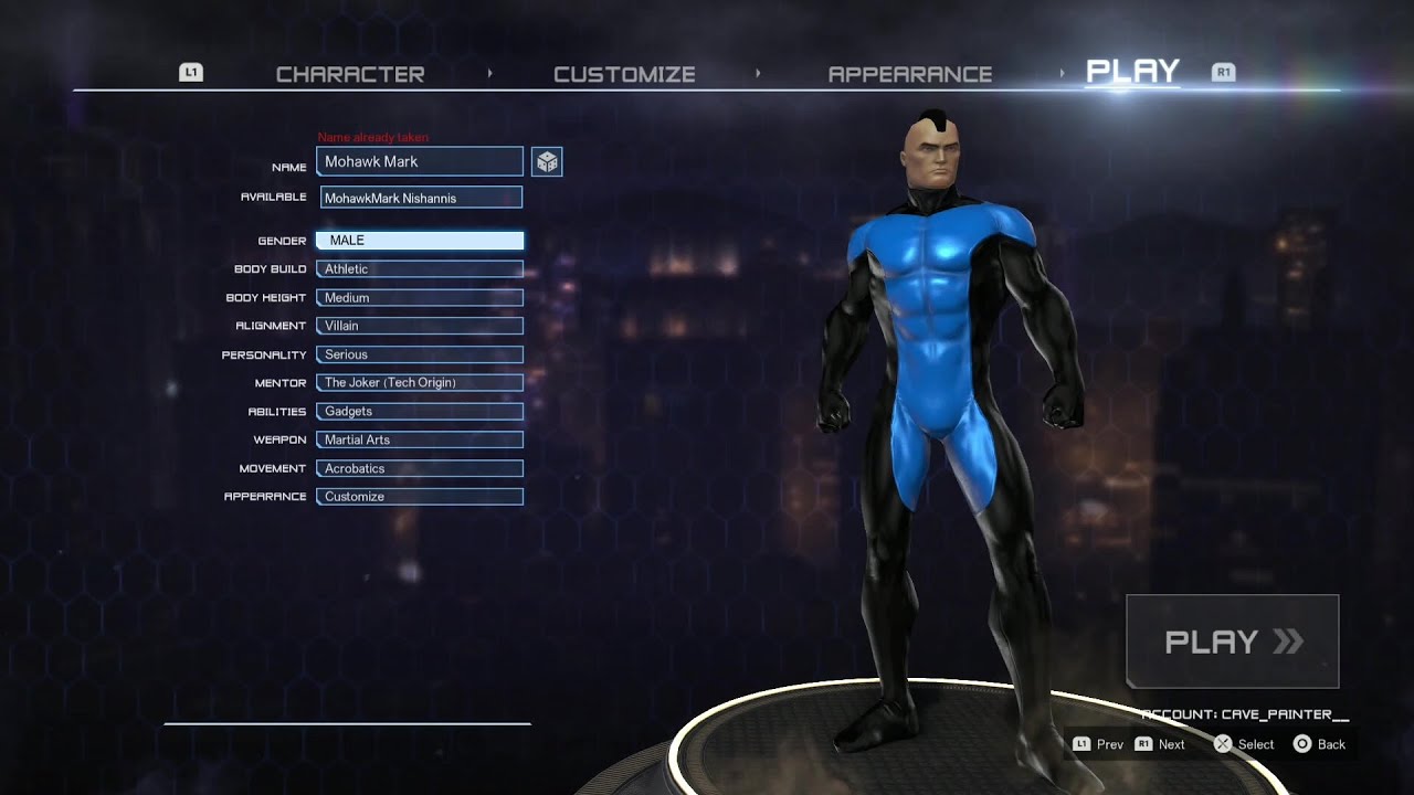 Creating Mohawk Mark in DC Universe Online - Custom Character Build ...