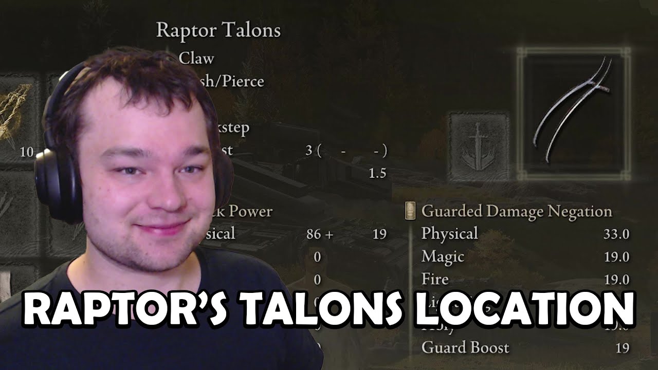 Raptor Talons Location in Elden Ring guide - YouTube