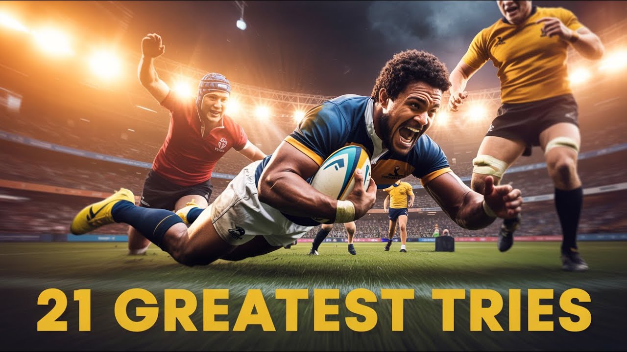 21 BEST TRIES IN RUGBY HISTORY - YouTube