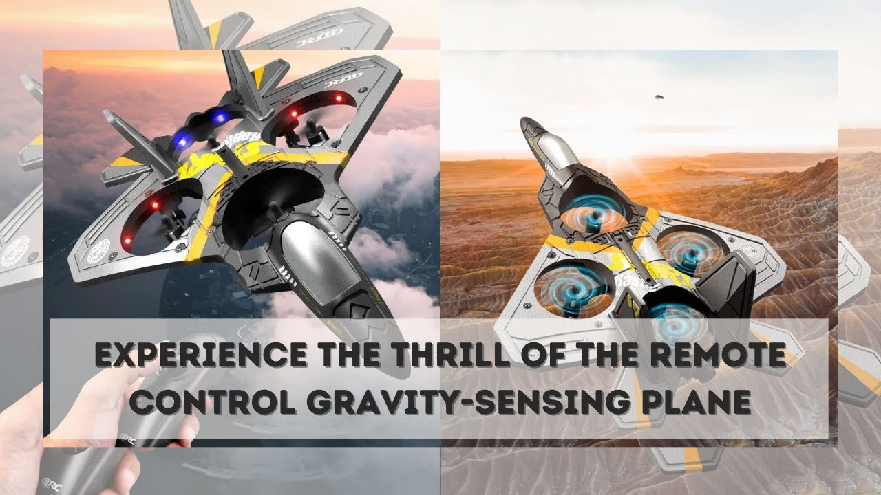 Remote Control Gravity-Sensing Plane – Sleek Glider Aircraft with EPP ...