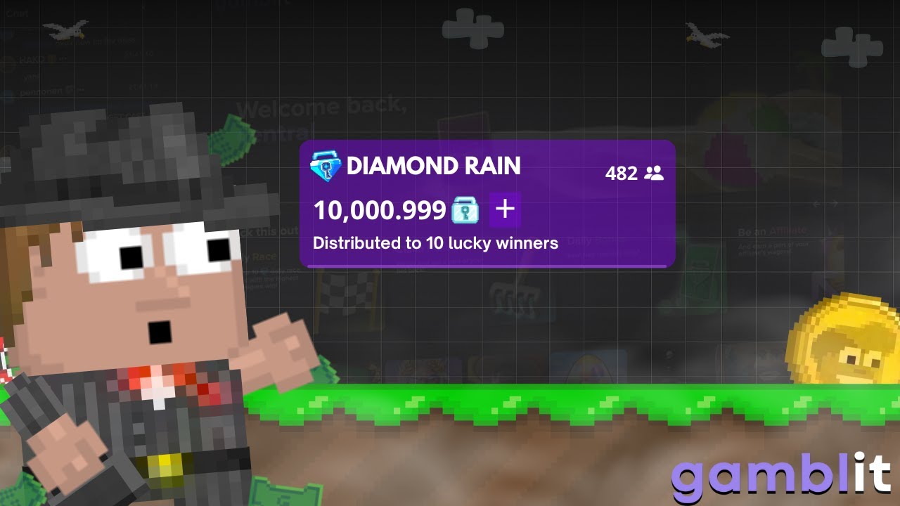 Gamblit Growtopia Chat Rain Explained - YouTube