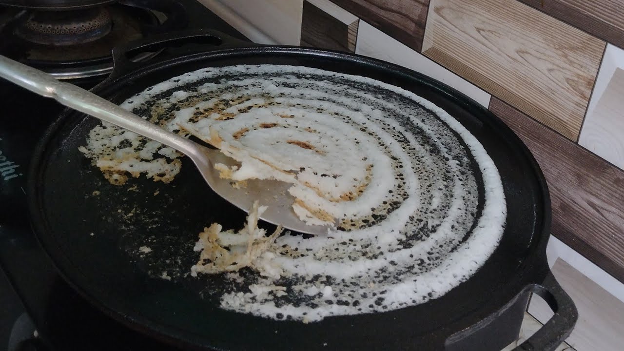 Cast iron dosai tawa unboxing/honest review in Tamil/How to season ...