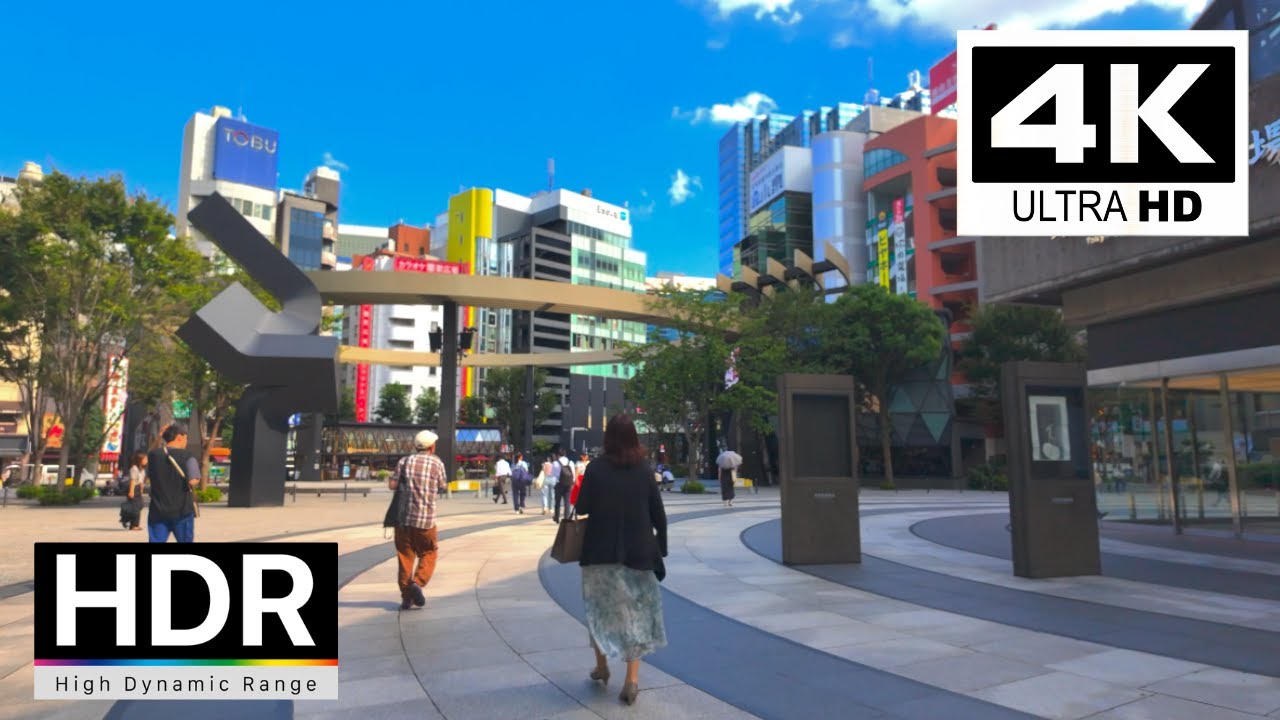 Tokyo walk 2024 - Ikebukuro 4K Autumn Walking Tour, Japan Street Walk ...