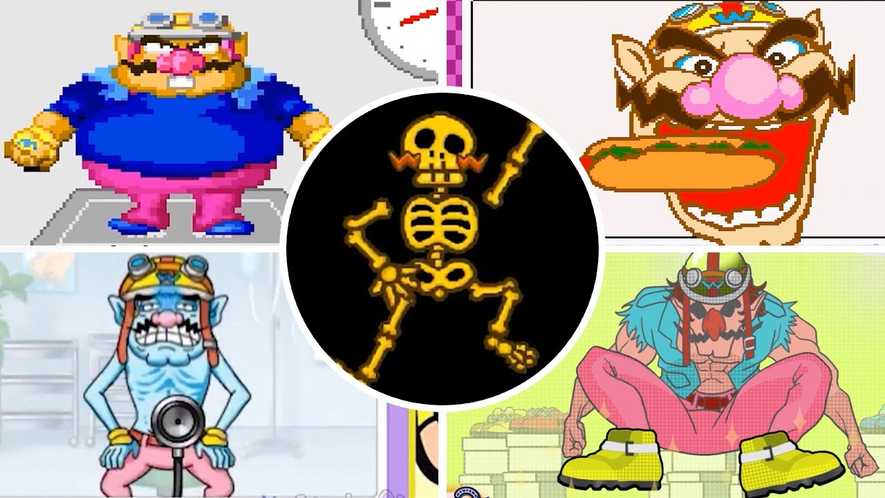 Evolution of - Wario Minigames in WarioWare Games - YouTube