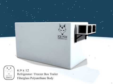 Ice Fox Refrigeration/Freezer box Trailer Rental - YouTube