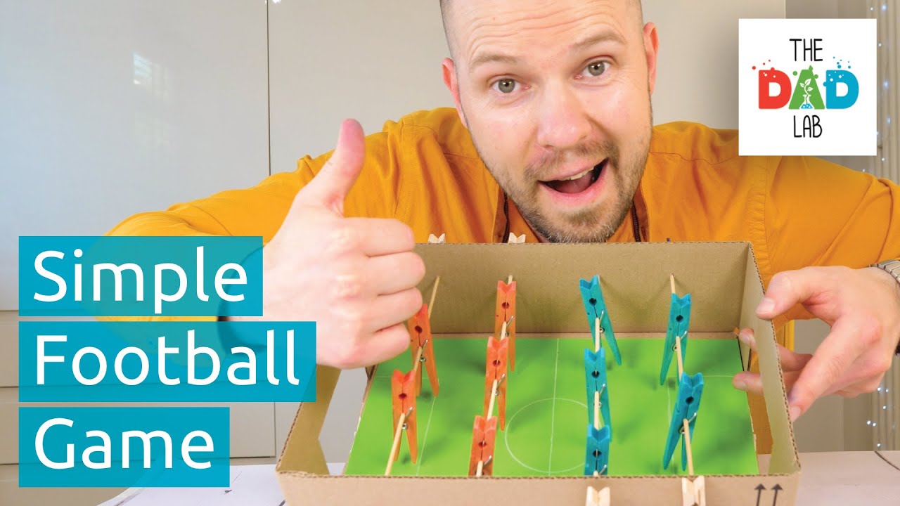 How To Make A Cardboard Football Game For Children Simple DIY Ideas how-to-make-a-cardboard-football-game-for-children-simple-diy-ideas