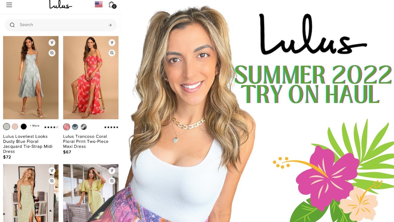 MASSIVE Lulus Summer 2022 Try On Haul *Brutally Honest* - YouTube