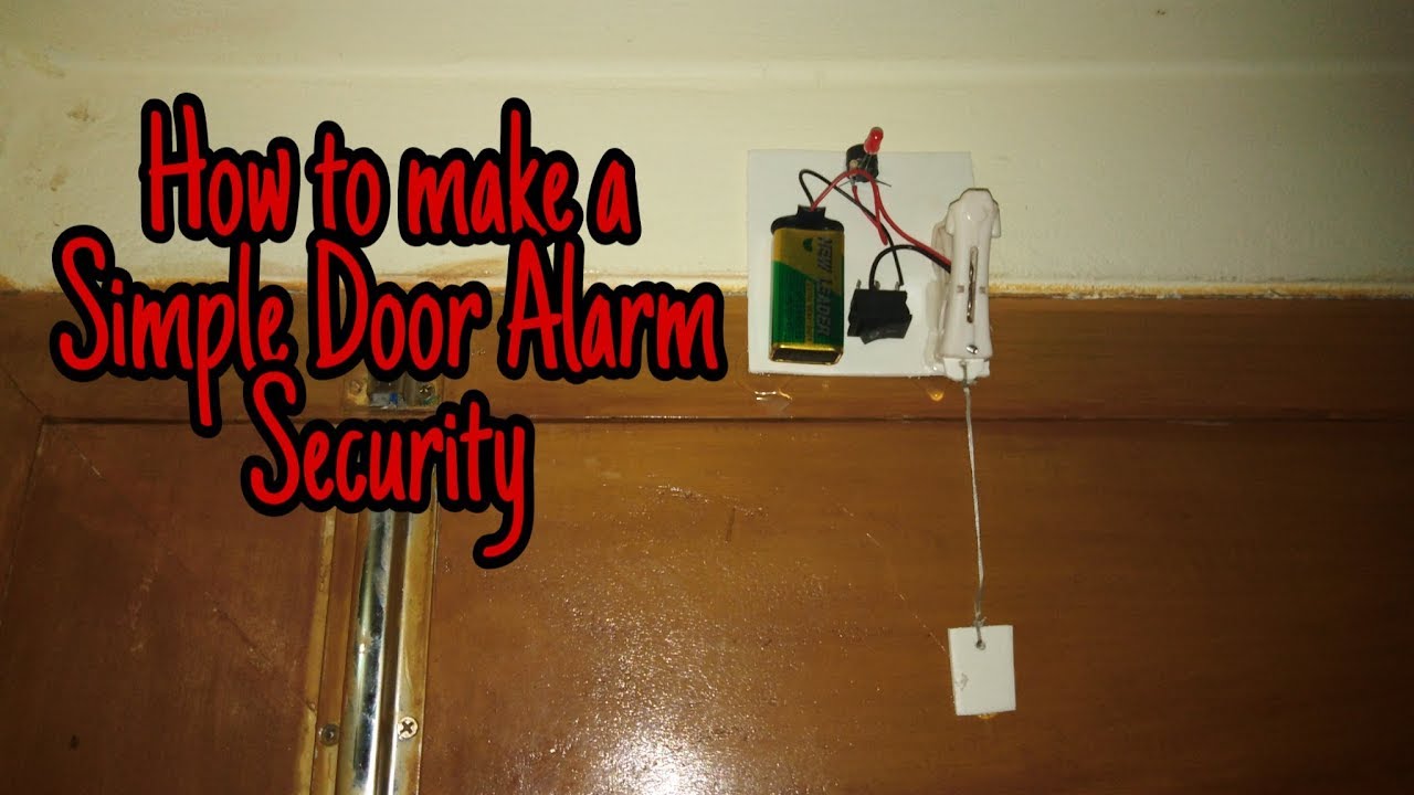 How to make a Simple Door Alarm Security - YouTube