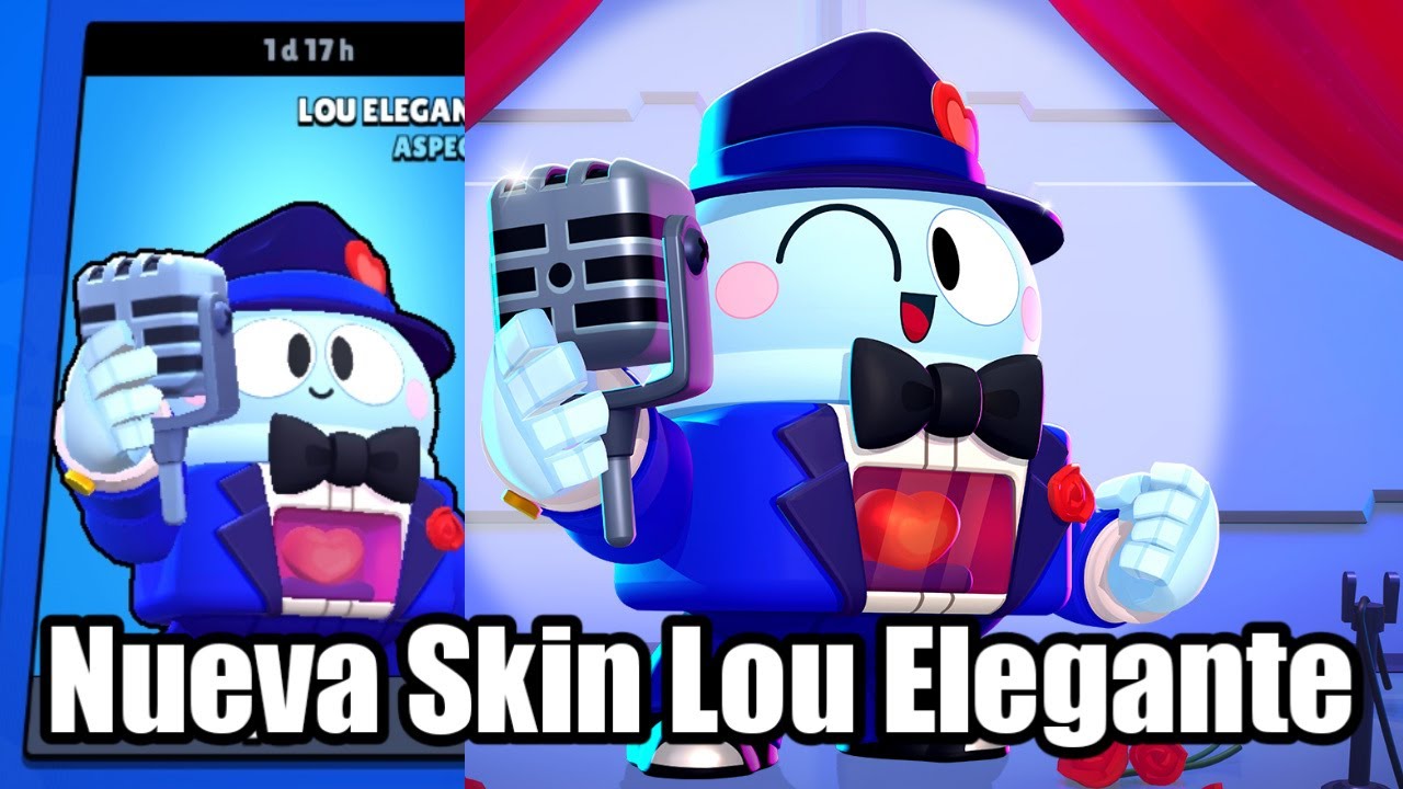 Nueva Skin Lou Elegante. Brawl Stars. //Andre. - YouTube