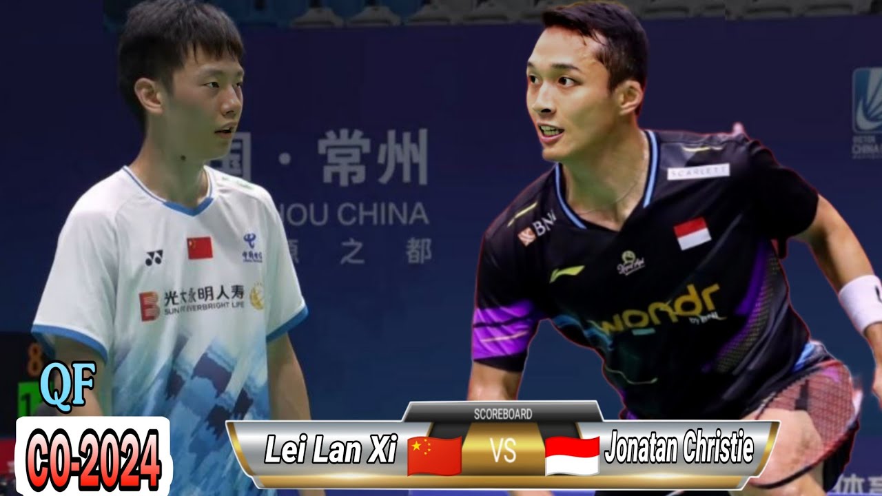 Jonatan Christie vs Lei Lai Xi || QF China Open 2024 - YouTube