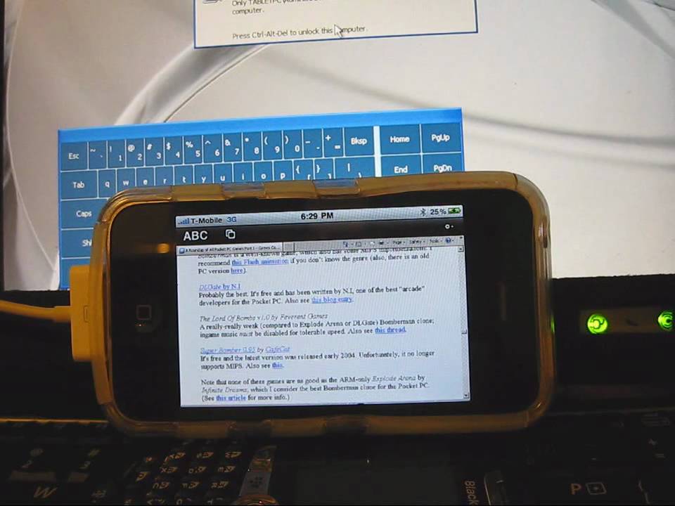 WinAdmin iPhone scroll test - YouTube