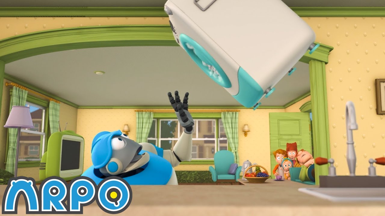 Washing machine goes after ARPO! | ARPO The Robot Classics | Episode ...